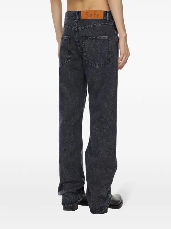 Séfr Straight Leg Jeans - Black