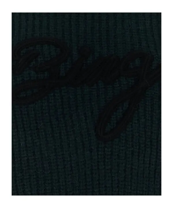 ANINE BING Kendrick Logo Crewneck Jumper - Black