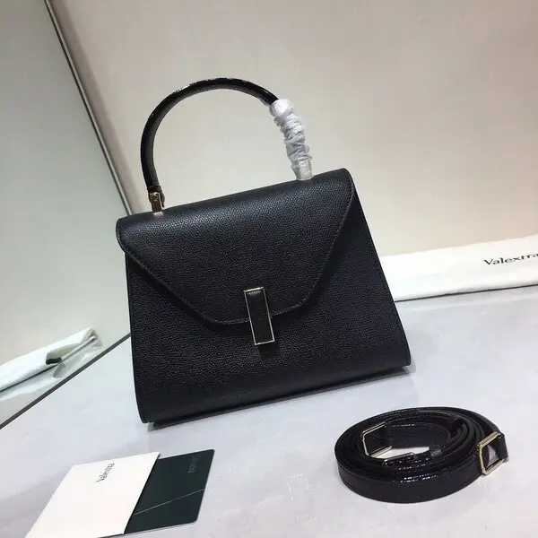 VALEXTRA Iside Mini Tote Bag - Black