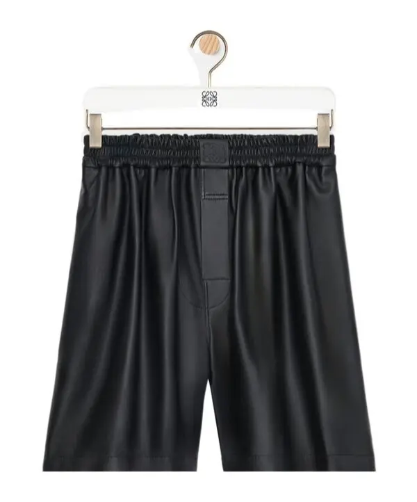 Loewe Elastic Waist Shorts - Black