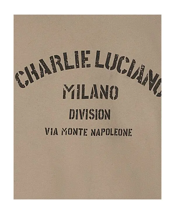 CHARLIE LUCIANO Logo Hooded Hoodie