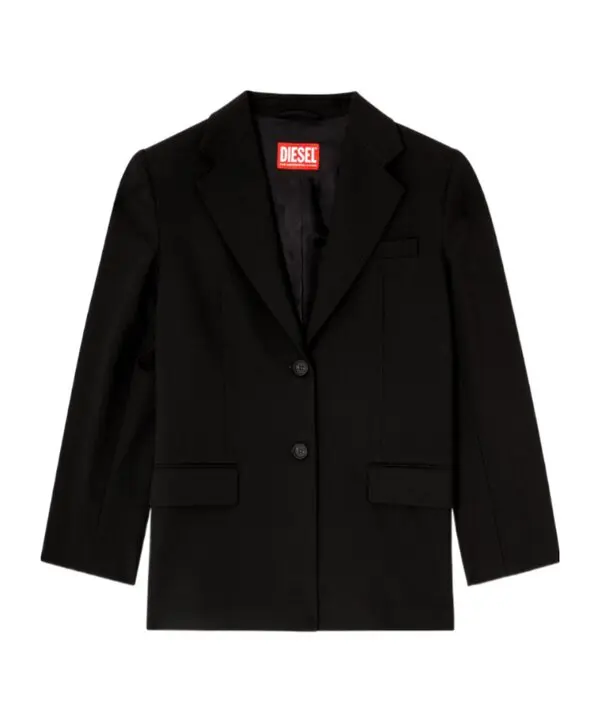 DIESEL® Single-breasted Virgin-wool Twill Blazer