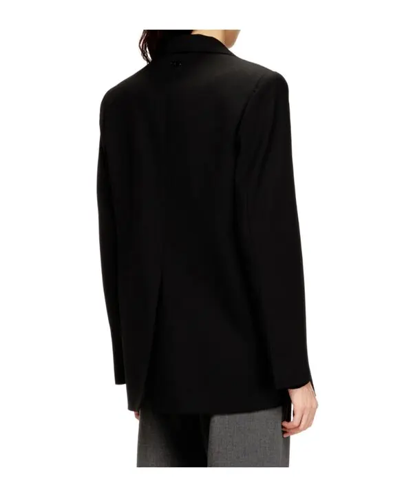 DIESEL® Single-breasted Virgin-wool Twill Blazer