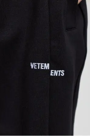 Vetements Logo Embroidered Sweatpants