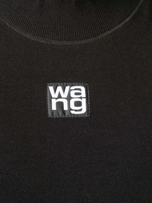 Alexander Wang Logo Printed Bodycon Mini Dress