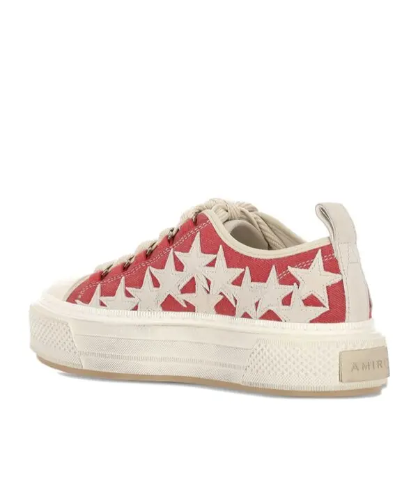 Amiri Star Court Platform Sneakers - Red