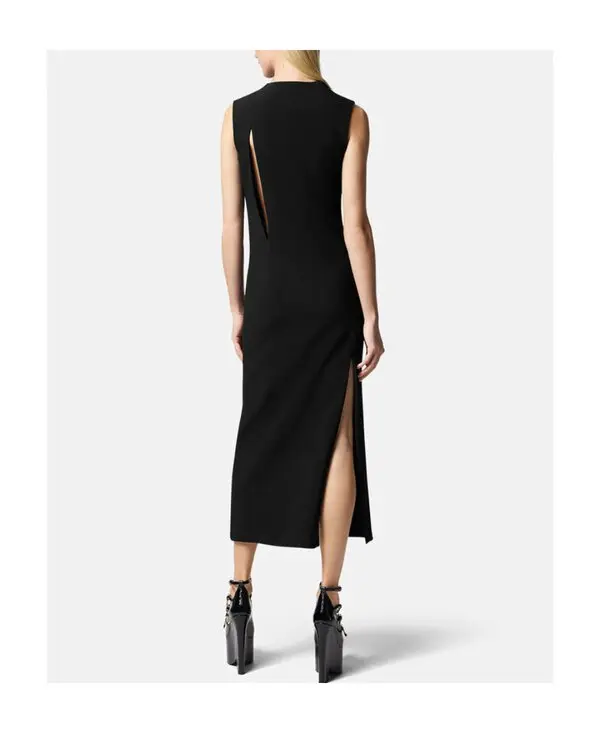 Versace Sleeveless Cut-out Midi Dress