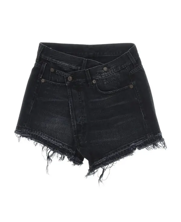 R13 Cross-designed Denim Shorts - Black