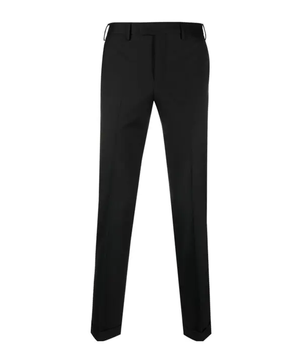 PT TORINO Wool Blend Slacks - Black