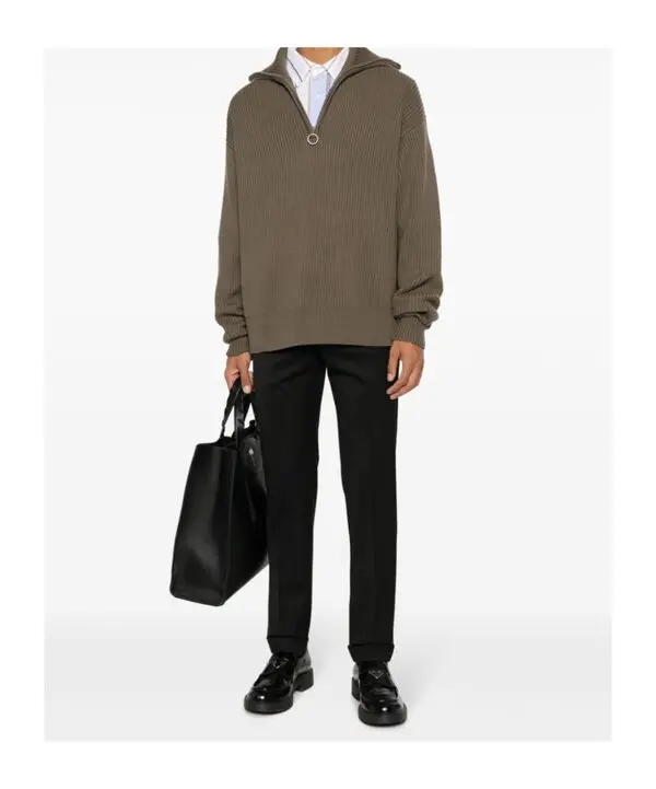 PT TORINO Wool Blend Slacks - Black