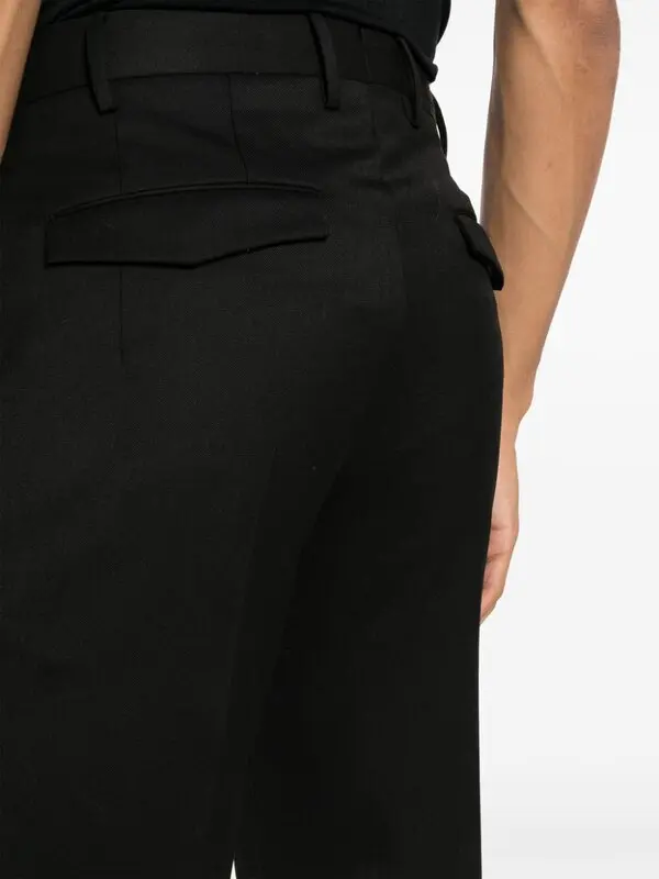 PT TORINO Wool Blend Slacks - Black