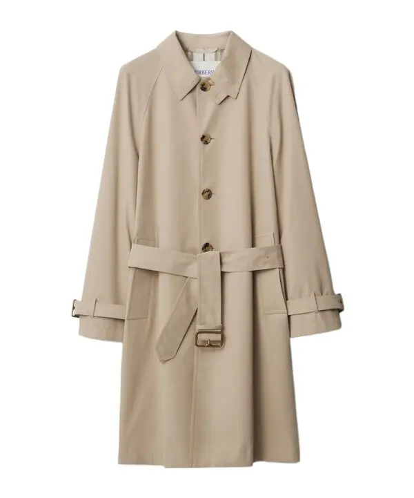 Burberry Single Breasted Belted Trench Coat