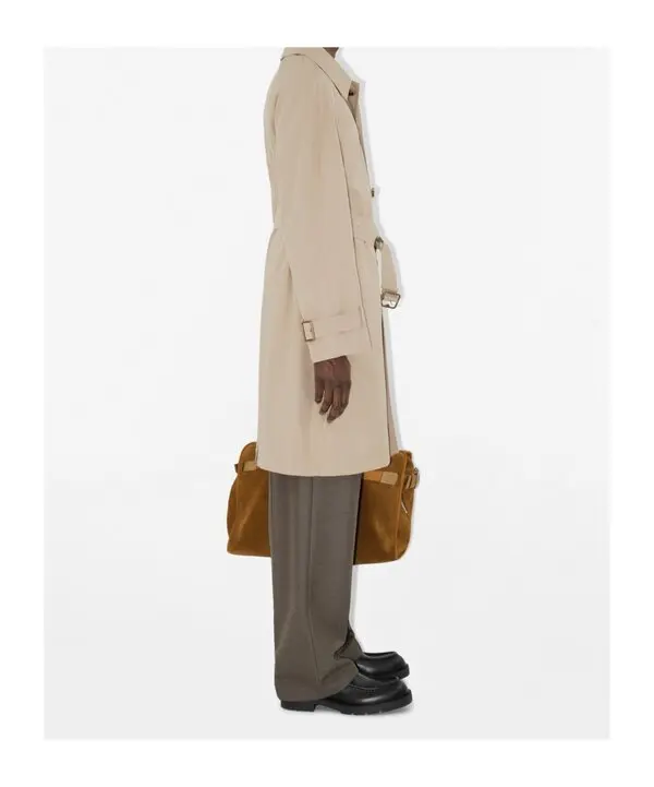 Burberry Single Breasted Belted Trench Coat