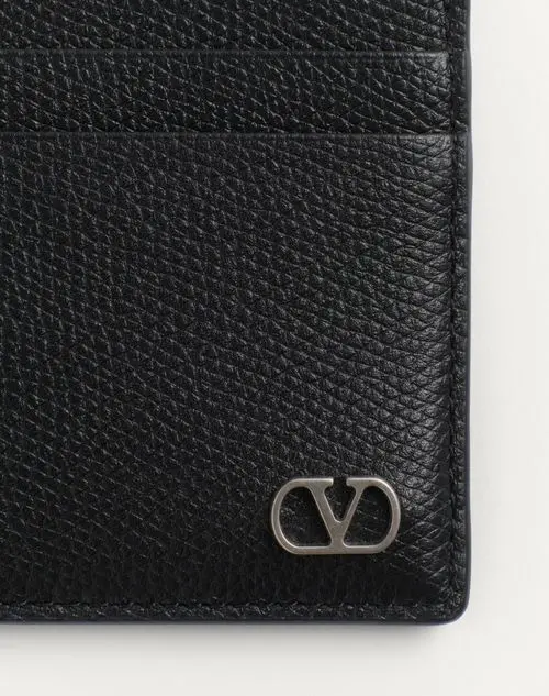 Valentino Garavani Vlogo Signature Card Case - Black