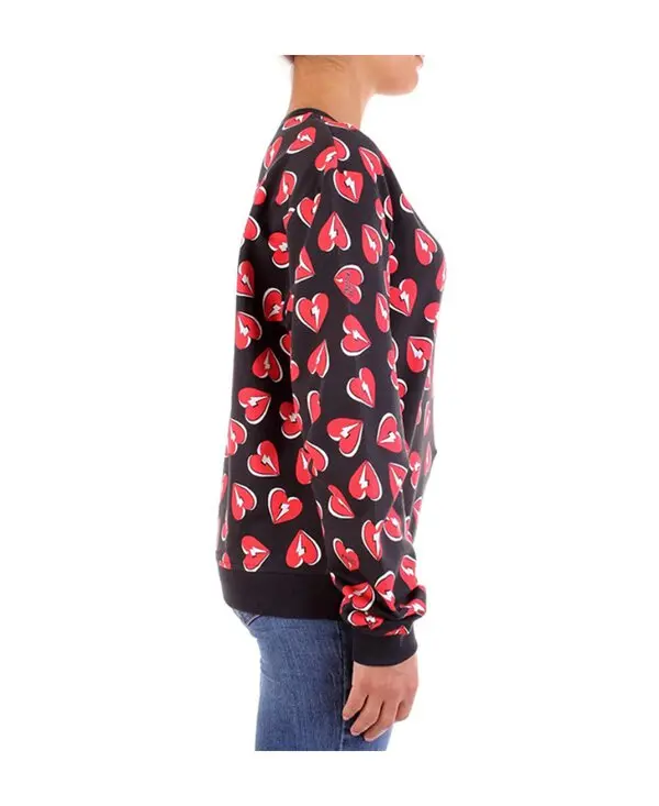 Moschino Heart Print Sweatshirt