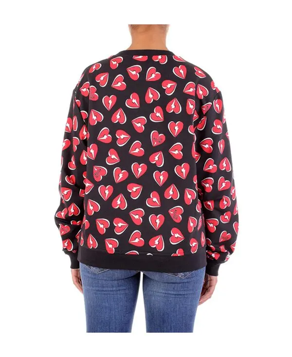 Moschino Heart Print Sweatshirt