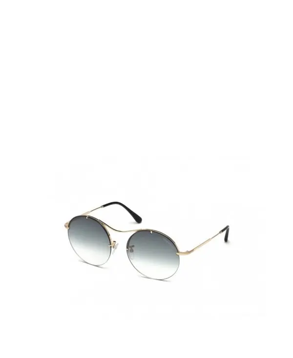 TOM FORD Round Frame Sunglasses - Gray