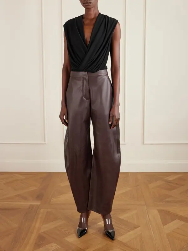 Alaïa Gathered Waist Bodysuit With Hood