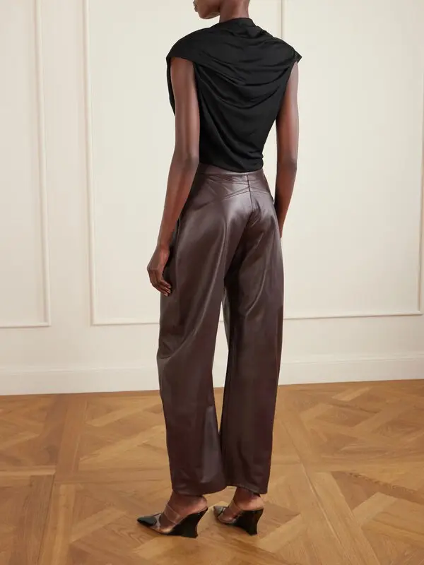 Alaïa Gathered Waist Bodysuit With Hood