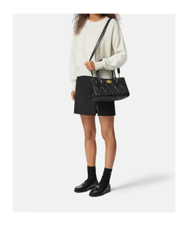 Versace Medusa '95 Top Handle Bag - Black