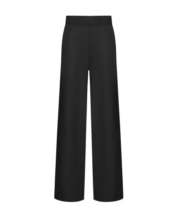 Palm Angels High-waisted Wide-leg Chino Trousers
