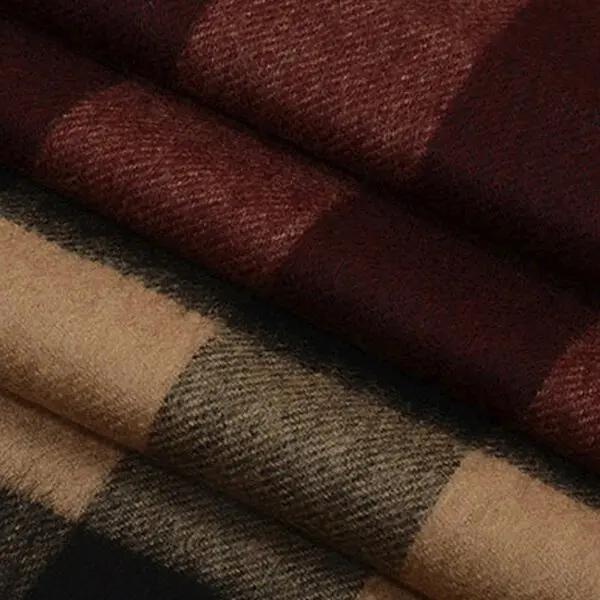 Burberry Plaid Detail Scarf - Deep Red