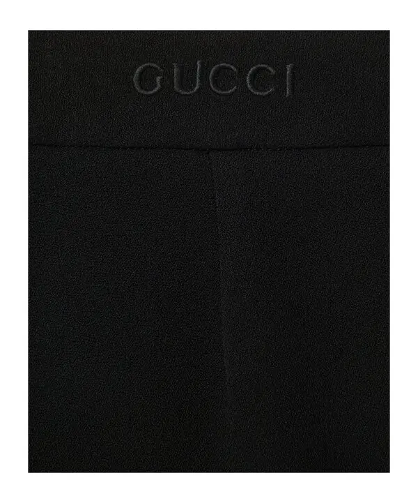 Gucci Embroidered Sable Pants