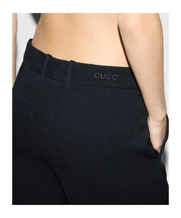Gucci Embroidered Sable Pants