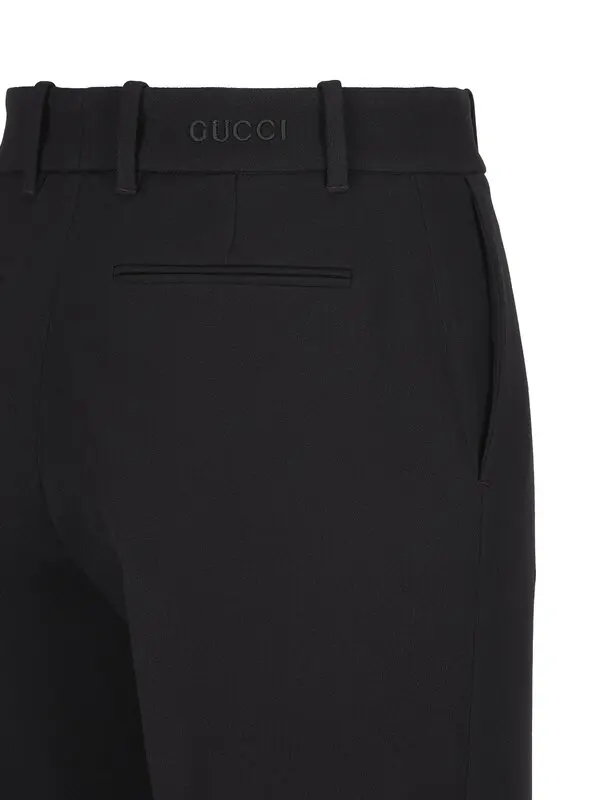 Gucci Embroidered Sable Pants