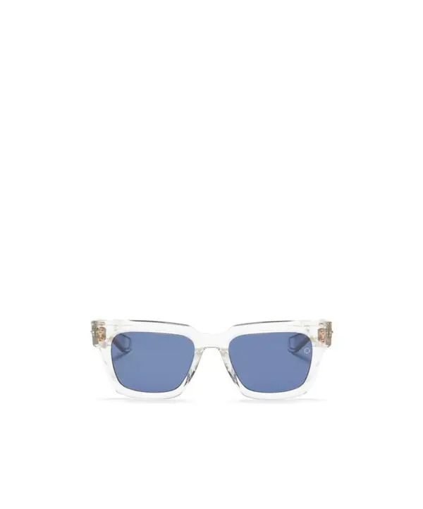 AKONI Geometric Sunglasses - Blue