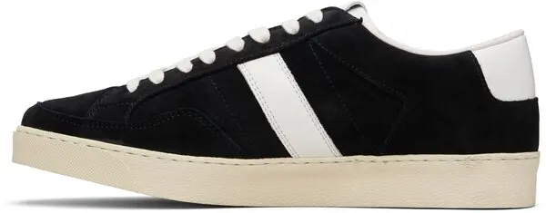 TOM FORD Suede Blake Sneakers With Logo Embossing - Black