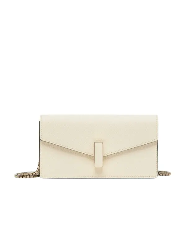 VALEXTRA Iside Envelope Clutch Bag - Nude