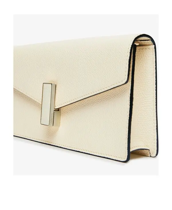 VALEXTRA Iside Envelope Clutch Bag - Nude