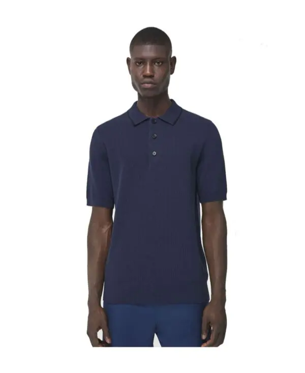 Burberry Lapel Silk Cotton Blended T-shirt