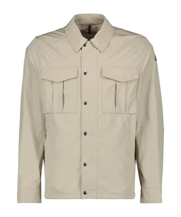 Moncler Frema Logo Patch Jacket - Beige