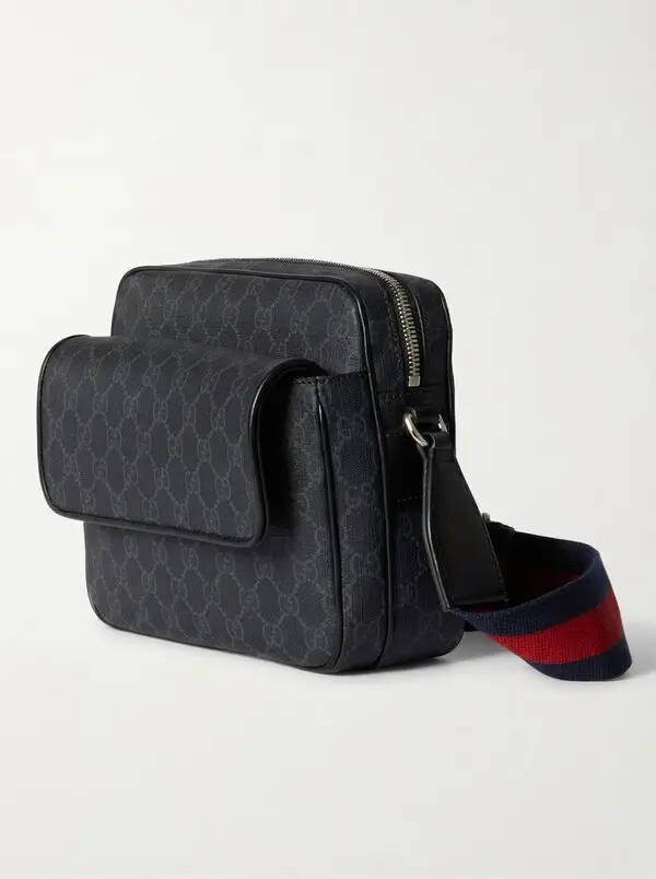 Gucci Small Gg Crossbody Bag - Black