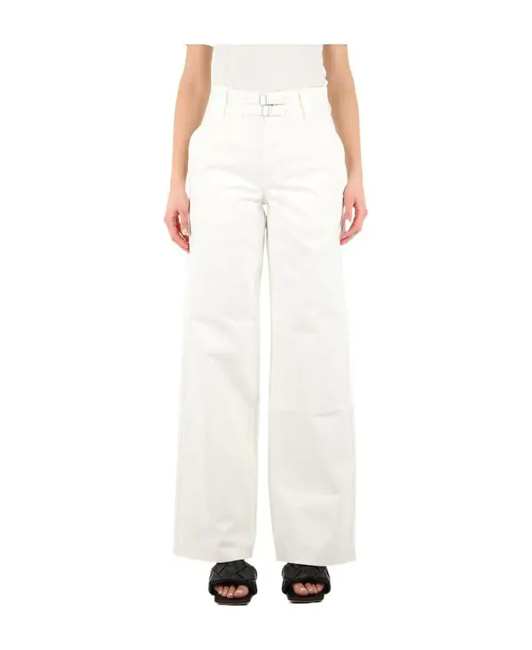 JIL SANDER Wide-leg Denim Jeans - White