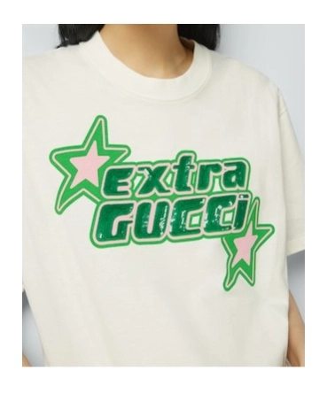 Gucci Logo Printed Crewneck T-shirt