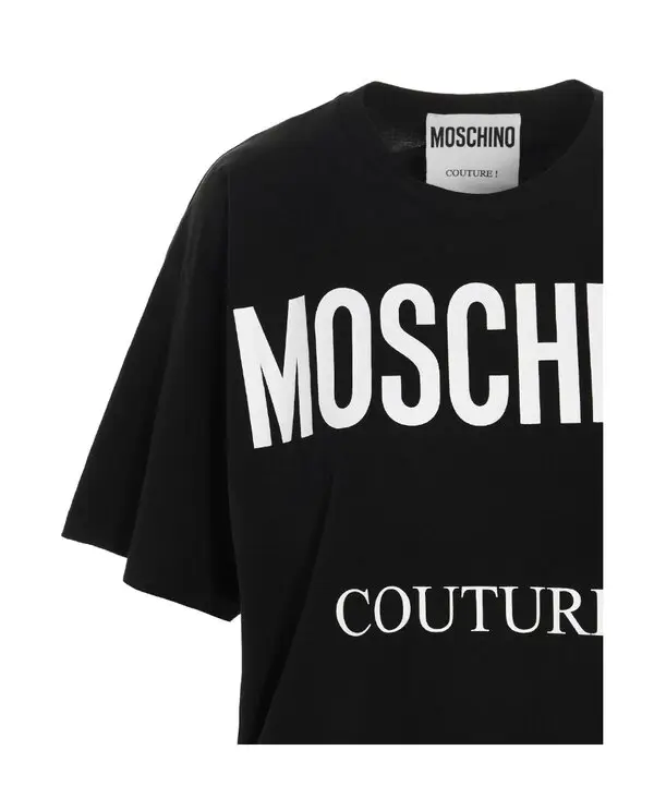 Moschino Round Neck Logo T-shirt