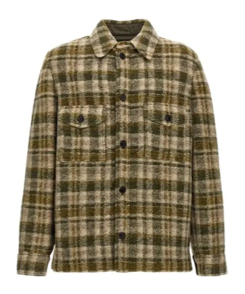 Isabel Marant Étoile Kevron Checked Shirt Jacket - Green