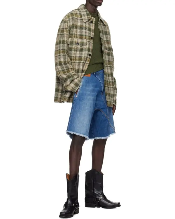Isabel Marant Étoile Kevron Checked Shirt Jacket - Green