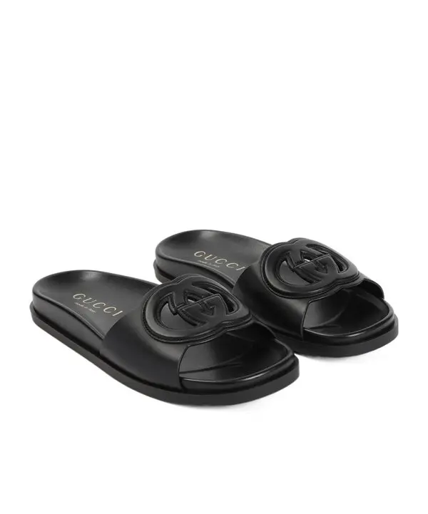 Gucci Interlocking G Cut Out Sandals