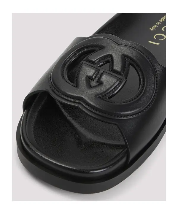 Gucci Interlocking G Cut Out Sandals