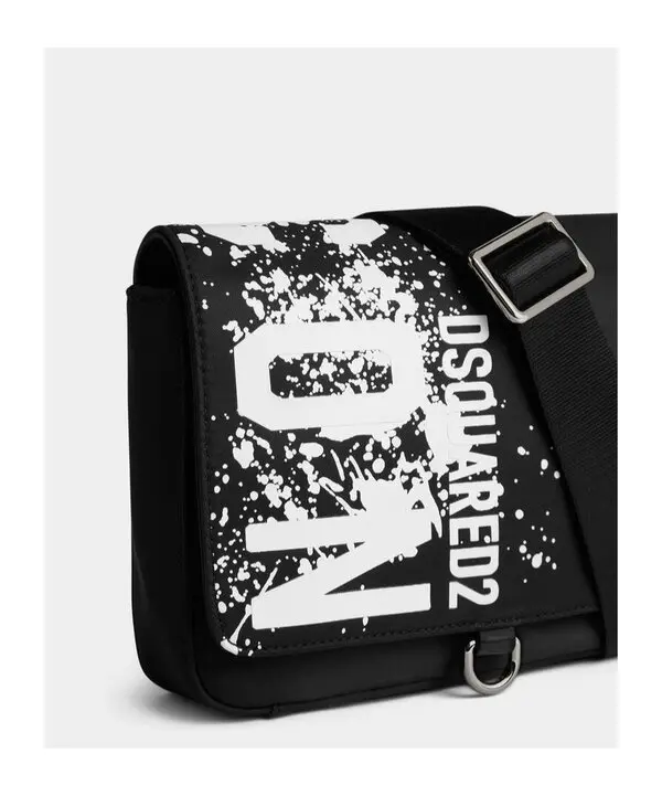 Dsquared2 Logo Print Messenger Bag
