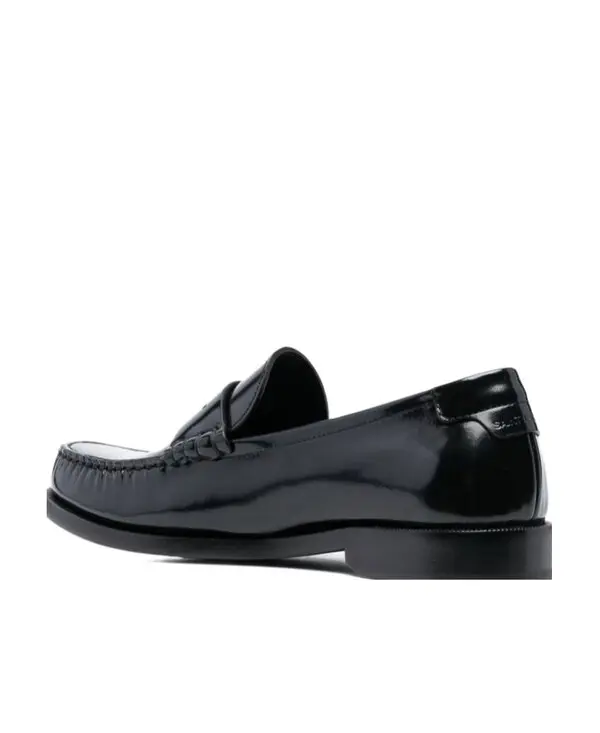 Saint Laurent Le Loafer Logo Plaque Slip-on Loafers