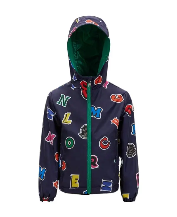 Moncler Delbee Reversible Hooded Jacket - Blue Multicolor
