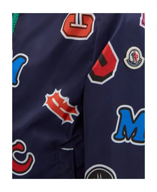 Moncler Delbee Reversible Hooded Jacket - Blue Multicolor