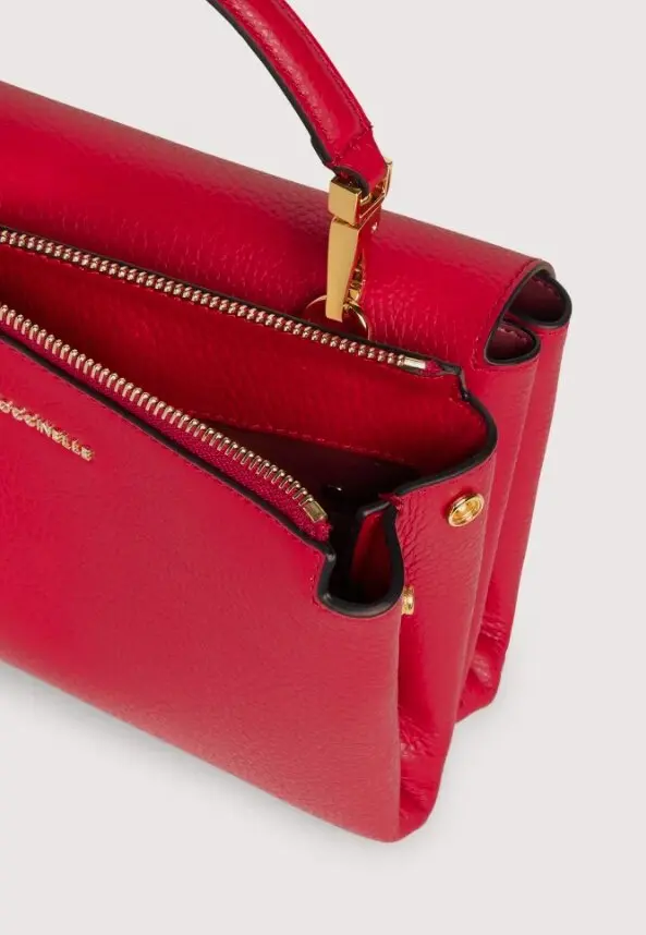 COCCINELLE Arlettis Foldover Top Handle Bag - Red