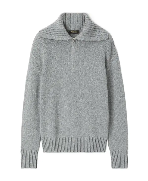 Loro Piana Parkville Knitted Pullover - Gray
