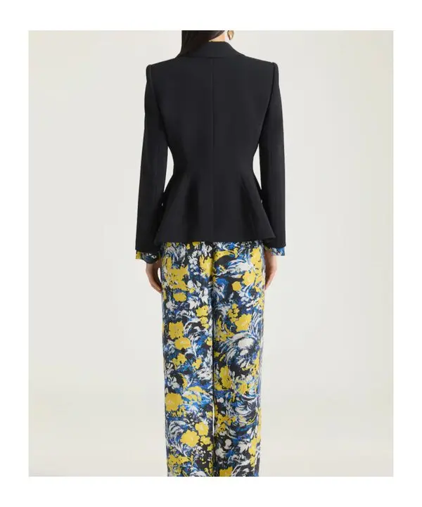 Givenchy Single-breasted Jacket With Notched Lapel - Black